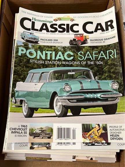 ASSORTED YEARS OF CLASSIC CAR MAGAZINES - Isabell Auction