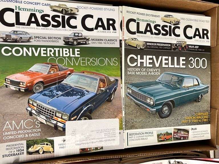 CLASSIC CAR COLLECTOR MAGAZINES - Isabell Auction