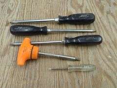 (5) ASST'D SNAP-ON SCREWDRIVERS - Isabell Auction