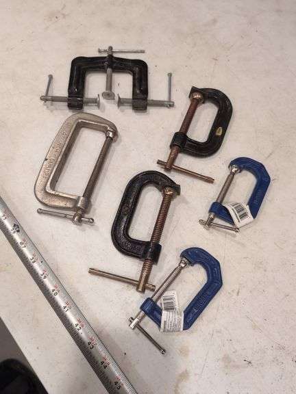 (6) ASST'D CLAMPS - Isabell Auction