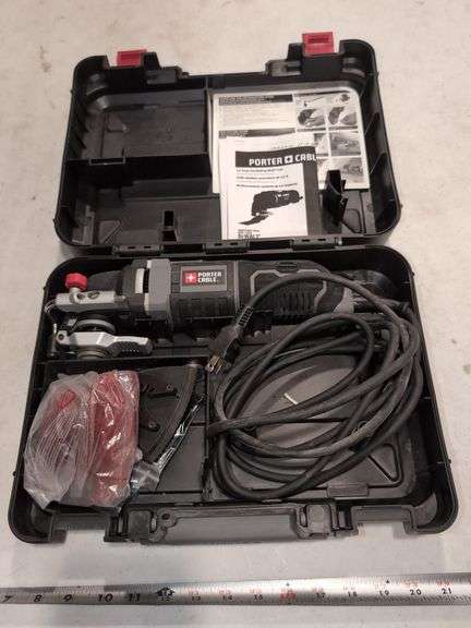 PORTER-CABLE ELEC. OSCILLATING MULTI-TOOL WITH CASE - Isabell Auction