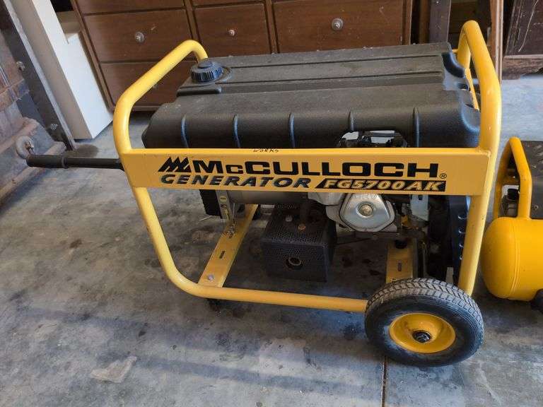 MCCULLOUGH FG5700AK 5700-WATT GENERATOR - Isabell Auction