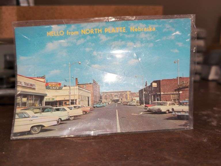 VINTAGE "HELLO FROM NORTH PLATTE, NEBRASKA" POSTCARD - Isabell Auction