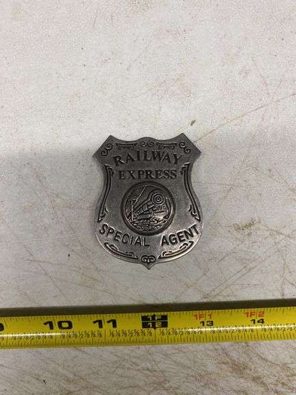 RAILWAY EXPRESS SPECIAL AGENT PIN - Isabell Auction