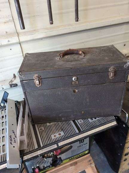 VINTAGE DUNLAP MACHINISTS BOX - Isabell Auction