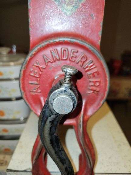 VINTAGE ALEXANDERWERK CLAMP-ON FOOD GRINDER/SHREDDER - Isabell Auction