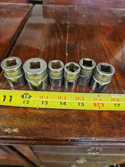 ASSORTED SNAP-ON STANDARD 1/2" DRIVE SOCKETS - Isabell Auction
