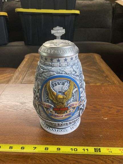 HARLEY DAVIDSON BEER STEIN - Isabell Auction