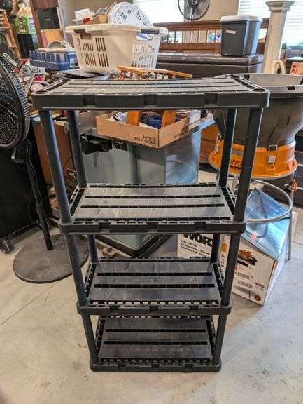 SM. STORAGE SHELF (12" X 24" X 48" TALL) - Isabell Auction