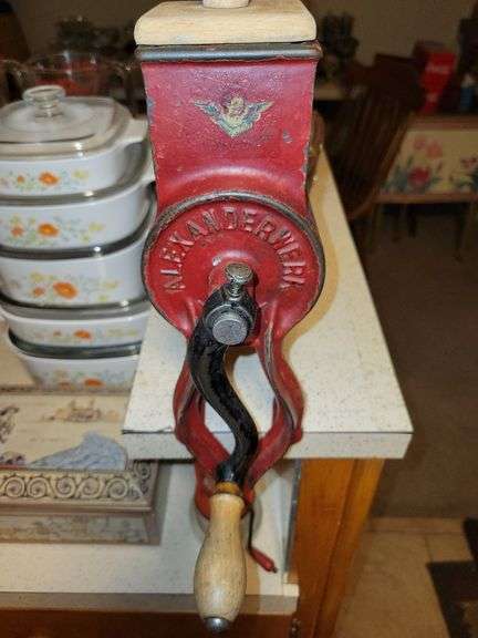 VINTAGE ALEXANDERWERK CLAMP-ON FOOD GRINDER/SHREDDER - Isabell Auction