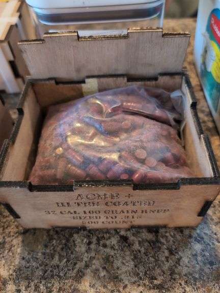 500-CT. .32-CAL. 100-GR. .313 BULLETS - Isabell Auction