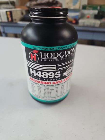 1LB HODGDON H4895 RIFLE POWDER - Isabell Auction