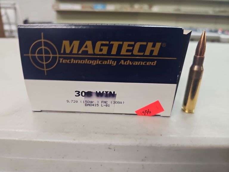 50CT MAGTECH 308 WIN AMMO - Isabell Auction