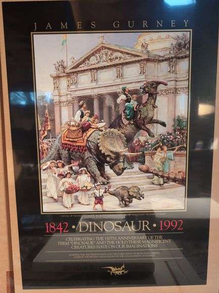 (S) "DINOSAUR" BY JAMES GURNEY DINOTOPIA POSTER (18" X 26") - Isabell ...