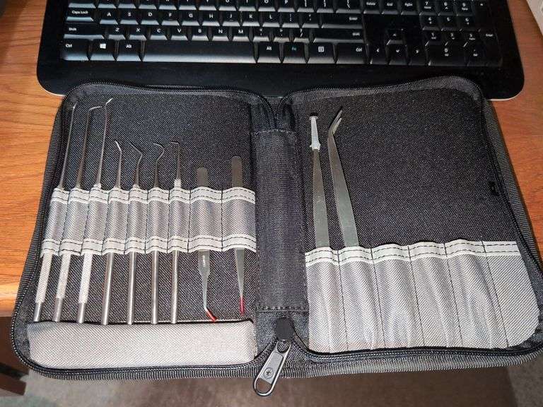 (O) PICK/TWEEZER SET - Isabell Auction