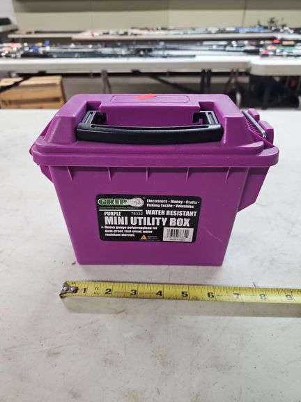 PURPLE MINI UTILITY BOX - Isabell Auction