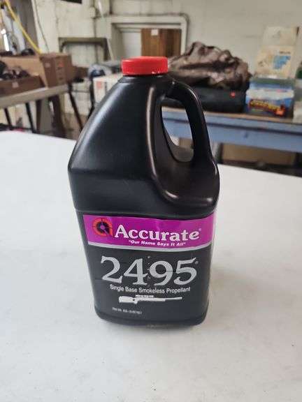 8LB ACCURATE 2495 SINGLE BASE SMOKELESS PROPELLANT - Isabell Auction