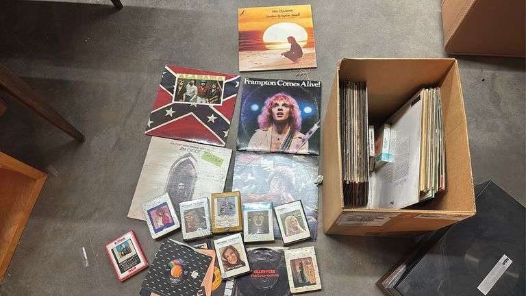 ASSORTED ALBUMS, 45’S, 8-TRACKS - Isabell Auction