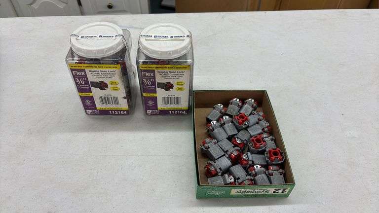 ASSORTED DOUBLE SNAP LOCK AC/MC CONNECTORS - Isabell Auction