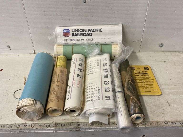 VINTAGE UNION PACIFIC CALENDARS - Isabell Auction