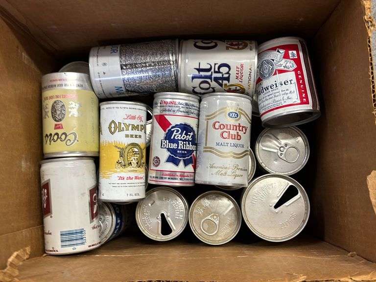 ASSORTED COLLECTABLE BEER CANS - Isabell Auction