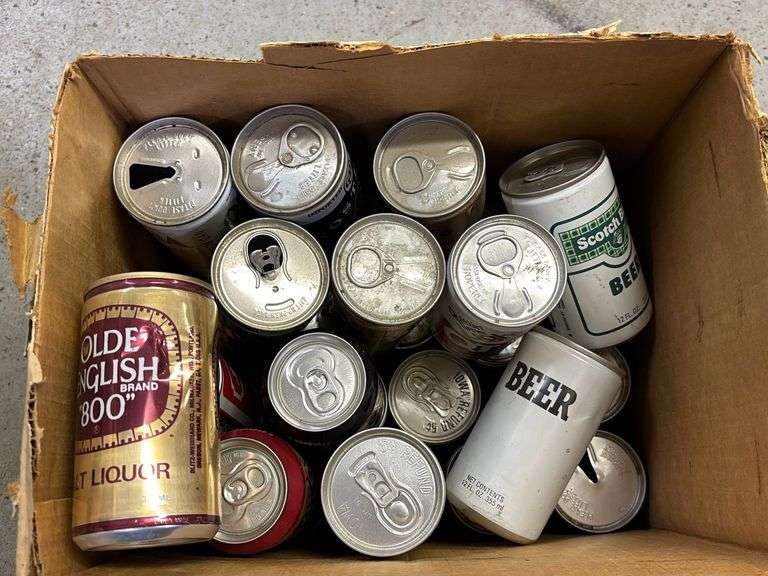 ASSORTED COLLECTABLE BEER CANS - Isabell Auction