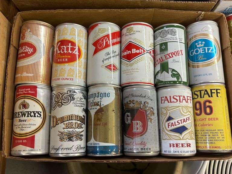 ASSORTED COLLECTABLE BEER CANS - Isabell Auction