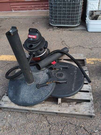 (OUT) SHOP-VAC (UNTESTED) & CAST TABLE BASE PARTS - Isabell Auction