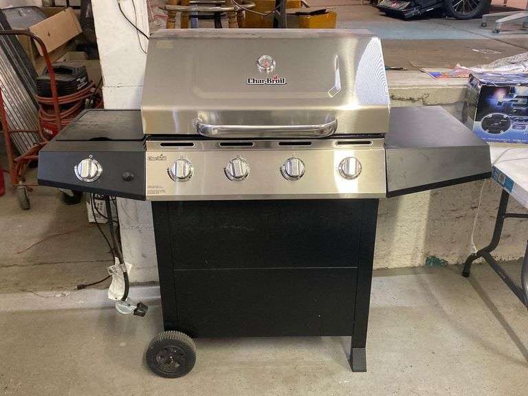 CHAR-BROIL 5-BURNER GRILL LIKE-NEW - Isabell Auction