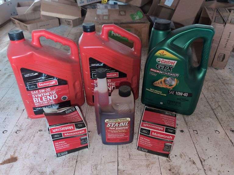 ASST'D MOTOR OIL, STA-BIL, & FILTERS - Isabell Auction