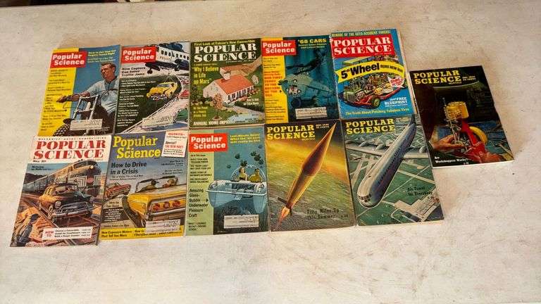 1940’ 1950’S 1960’S POPULAR SCIENCE MAGAZINES - Isabell Auction