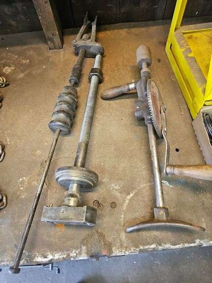 BRACE DRILL, SLIDE HAMMER AND PULLER - Isabell Auction