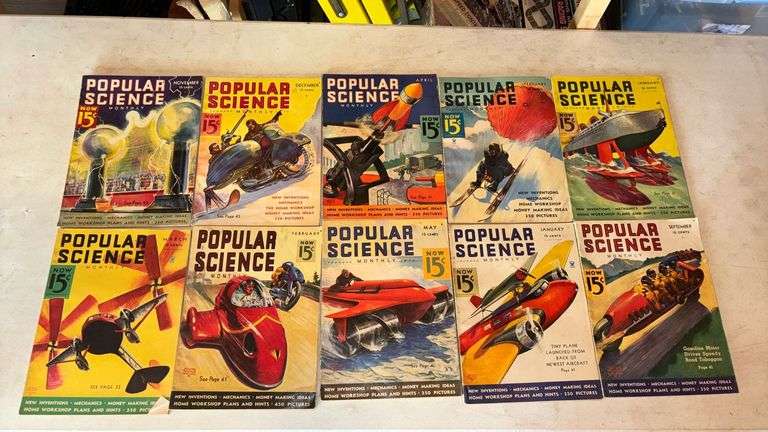 1930’S POPULAR SCIENCE MAGAZINE’S - Isabell Auction