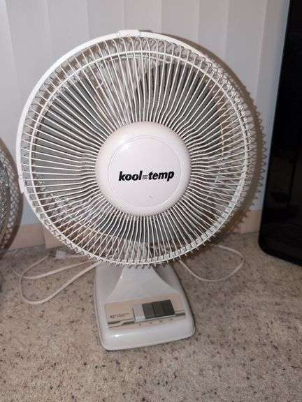 KOOL-TEMP 12" 3-SPEED OSCILLATING FAN - Isabell Auction