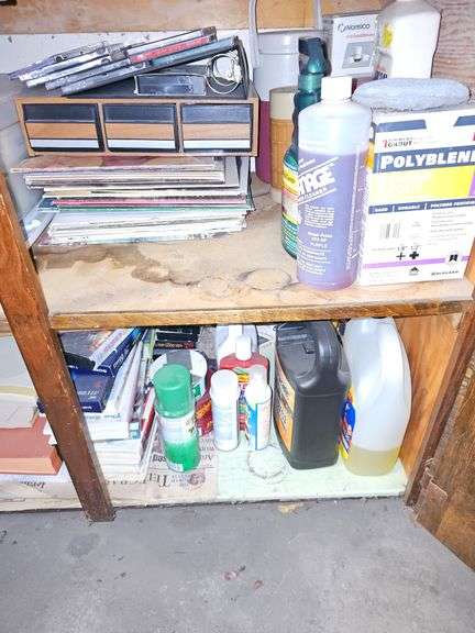 ASSORTED CHEMICALS, BOOKS, RECORDS, CDs, ETC. - Isabell Auction