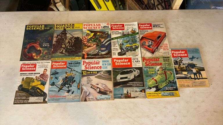 1940’ 1960’S POPULAR SCIENCE MAGAZINES - Isabell Auction