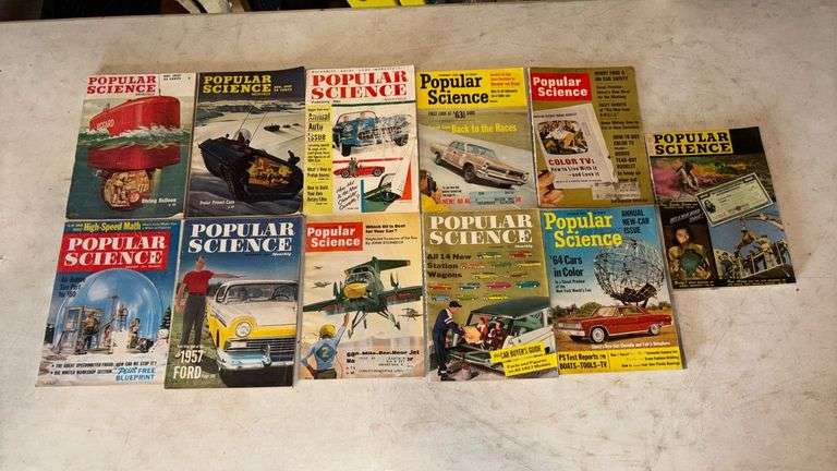 1940’ 1950’S 1960’S POPULAR SCIENCE MAGAZINES - Isabell Auction