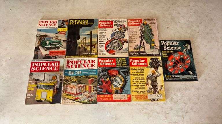 1940’ 1950’S 1960’S POPULAR SCIENCE MAGAZINES - Isabell Auction