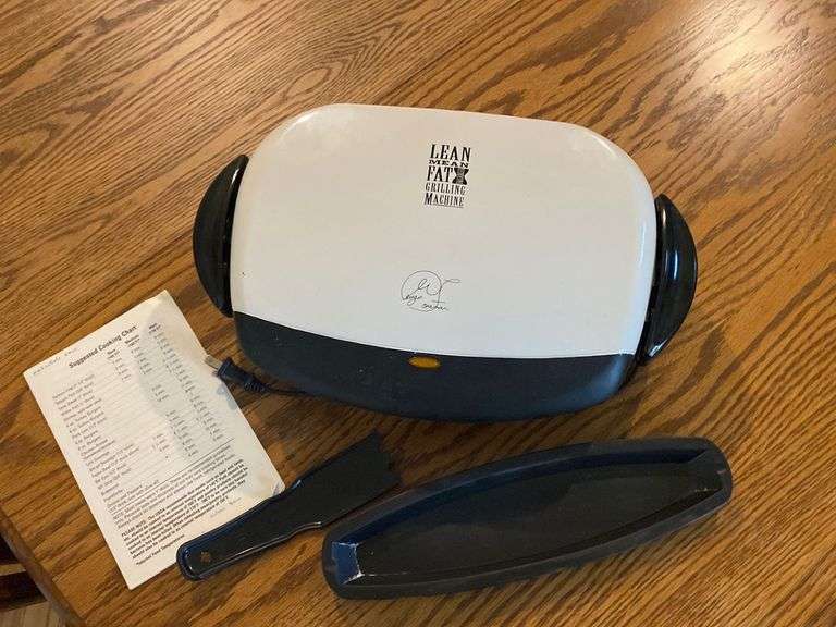 GEORGE FOREMAN LEAN MEAN FAT GRILLING MACHINE - Isabell Auction