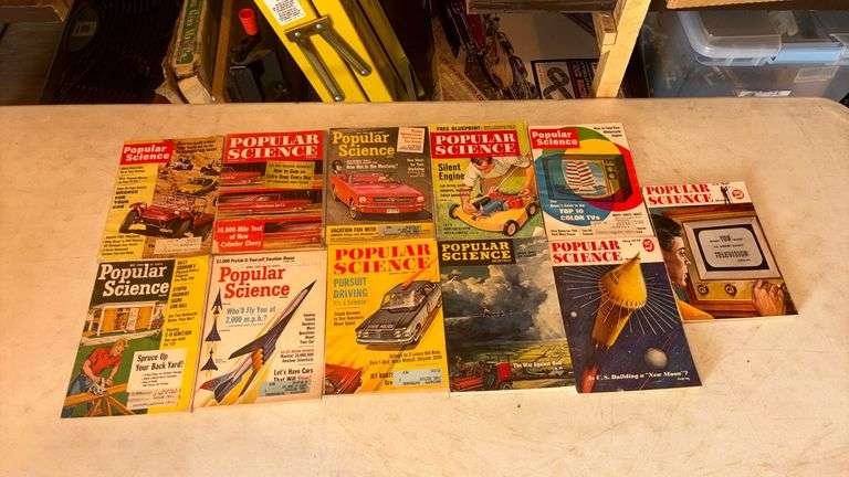 1940’ 1960’S POPULAR SCIENCE MAGAZINES - Isabell Auction