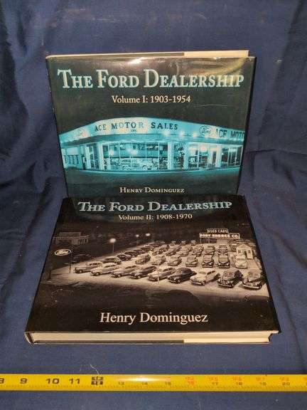 THE FORD DEALERSHIP HARDBACK BOOKS (I & II) - Isabell Auction