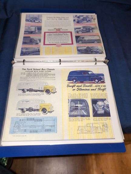 FORD STORY/ADVERTISEMENT BINDER - Isabell Auction