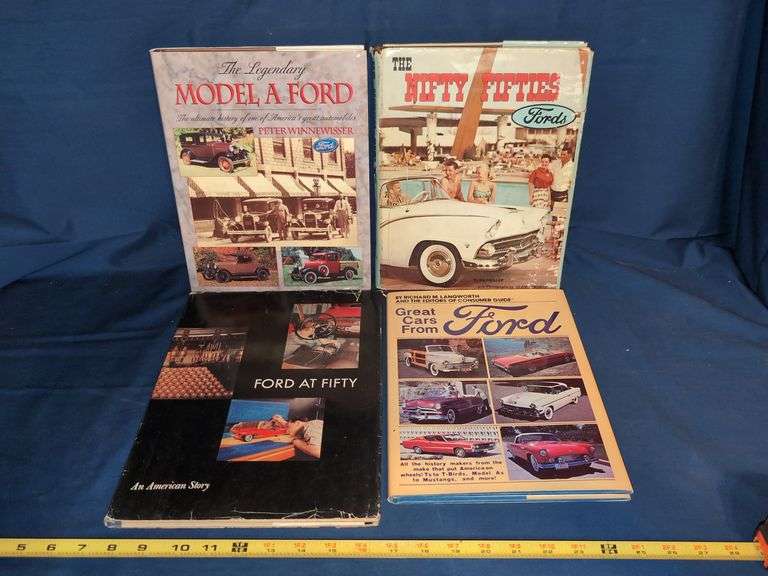 (4) ASST'D FORD HARDBACK BOOKS - Isabell Auction