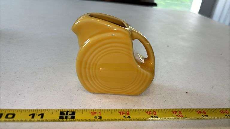 FIESTA WARE 3” MINI DISC PITCHER - Isabell Auction