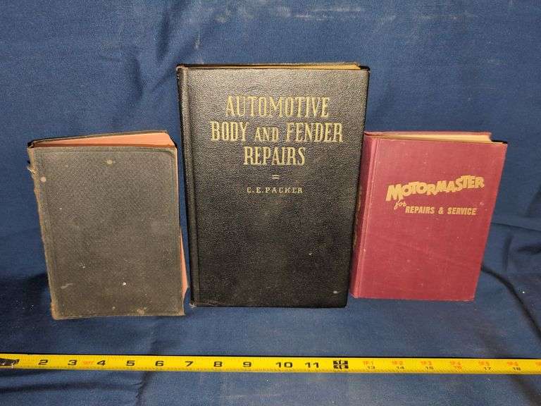 1920, 1947, & 1953 AUTOMOTIVE REPAIR BOOKS - Isabell Auction