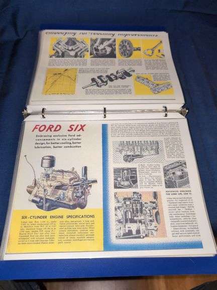 FORD STORY/ADVERTISEMENT BINDER - Isabell Auction