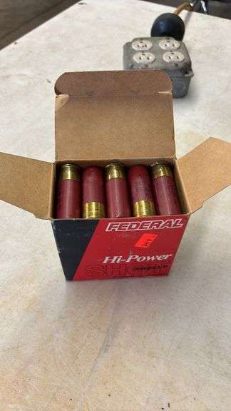 25-CT. FEDERAL HI-POWER 12 GAUGE SHOT GUN SHELLS - Isabell Auction