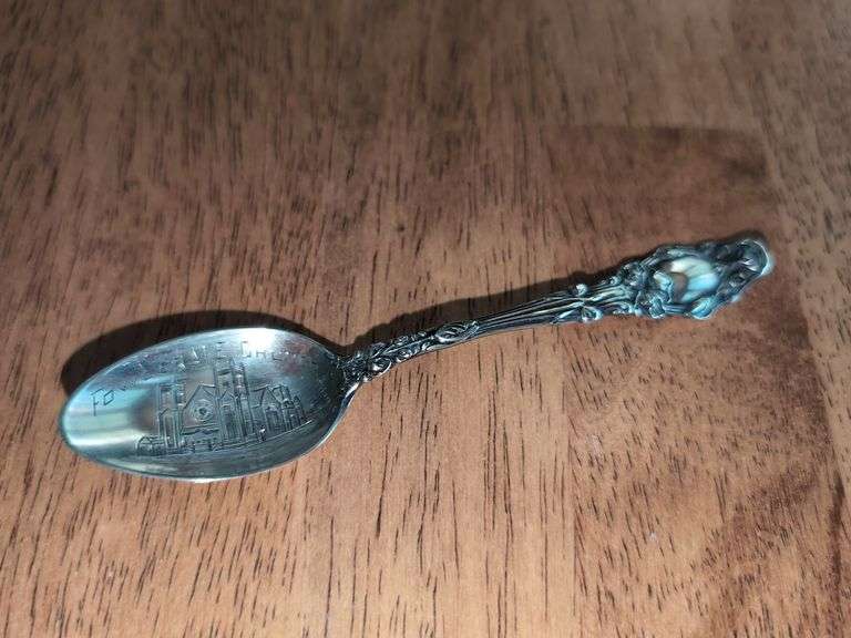 VINTAGE STERLING SILVER FOWLER ME CHURCH SPOON - Isabell Auction