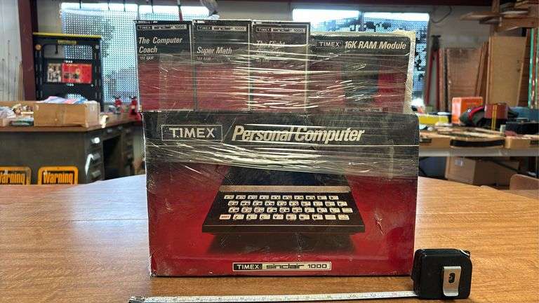VINTAGE TIMEX PERSONNEL COMPUTER WITH RAM MODULE AND CASSETTES ...