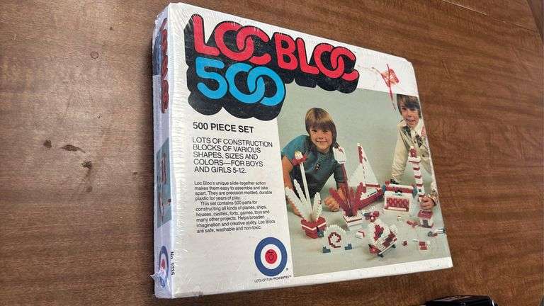 VINTAGE 500 PIECE LOC BLOC SET (NEW) - Isabell Auction